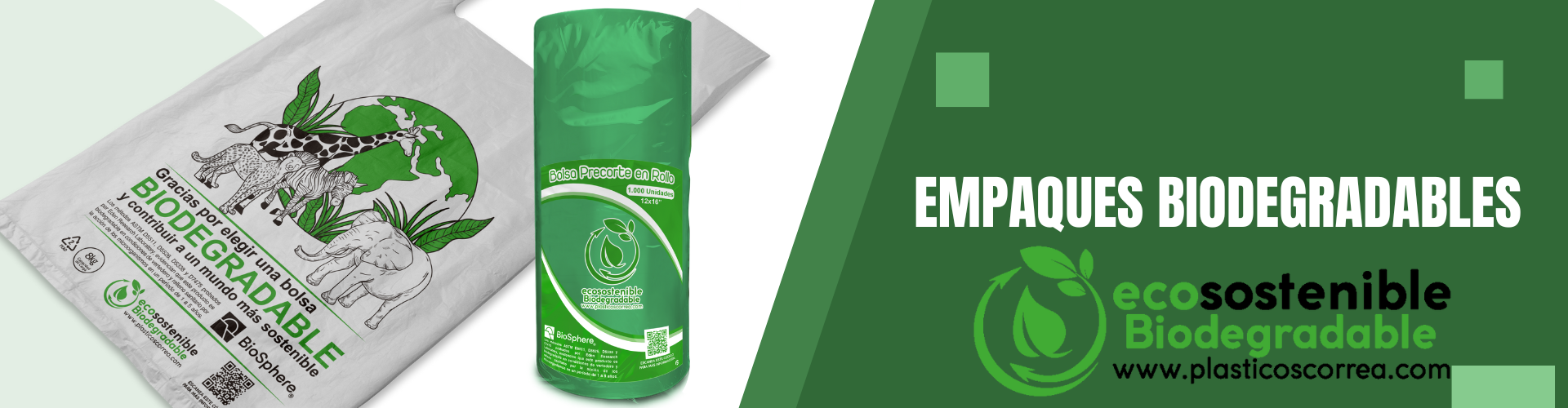 Empaques biodegradables - Plásticos biodegradables