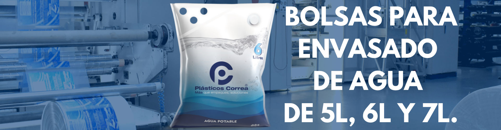 Bolsas de agua | Bolsas para empacar agua | Plásticos Correa